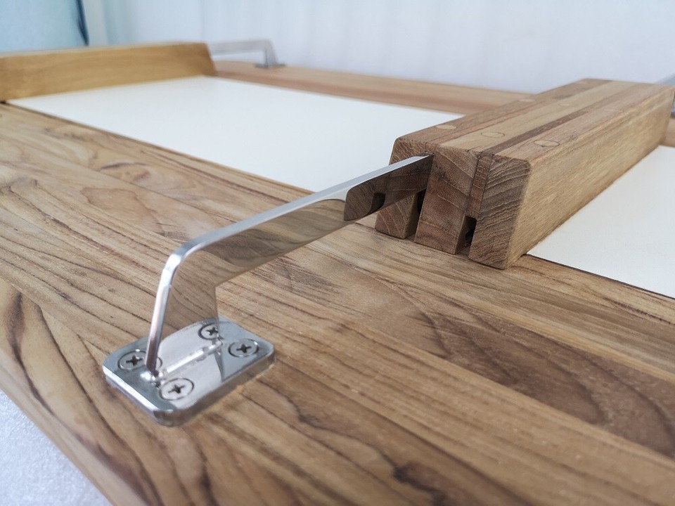 Boat Sliding Teak Table Top 580/340x600,580/340x800,580/340x1000mm ...