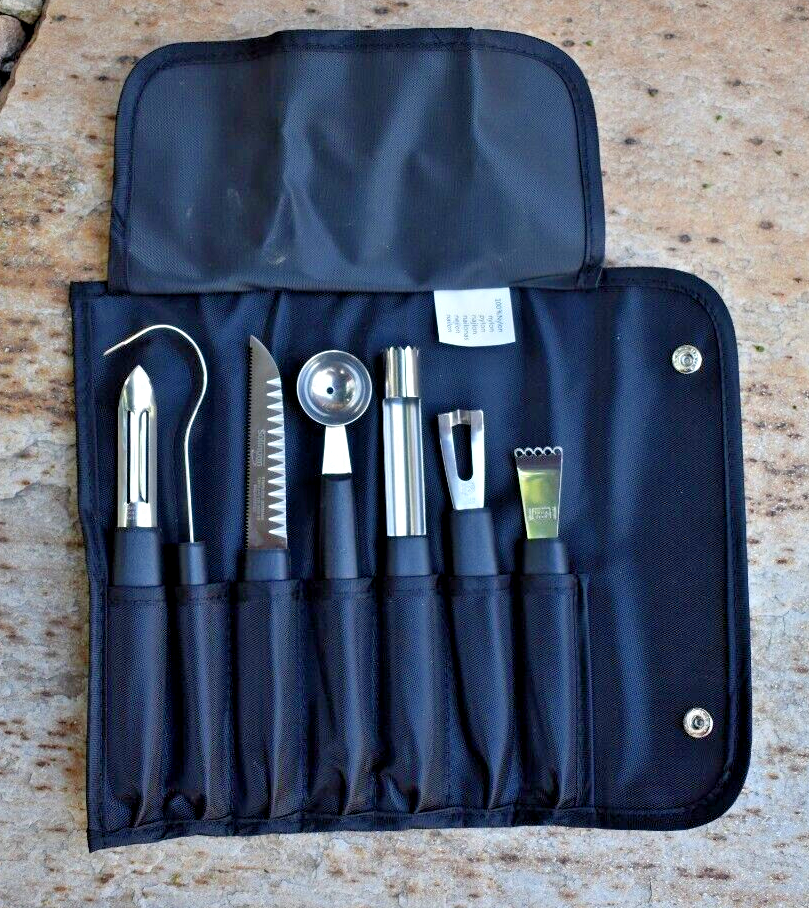 Victorinox Swiss Army 8-Piece Garnishing Kit Set Including Case | eBay
