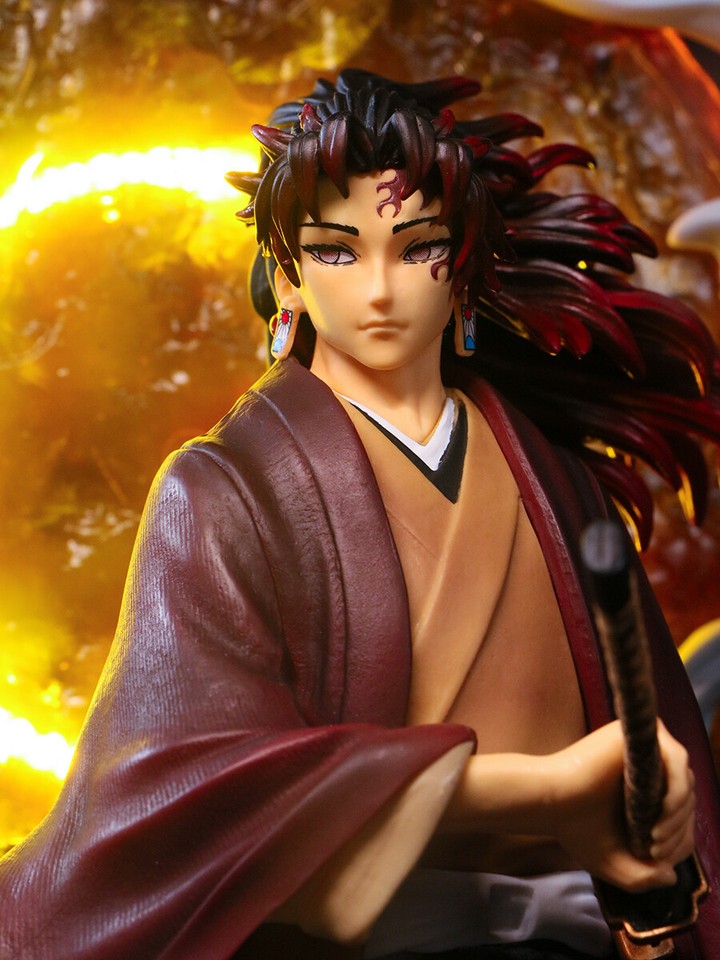 Demon Slayer Tsugikuni Yoriichi PVC Glow Figure Model Statue Toy 40cm ...