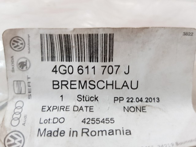 OEM Audi A6 C7 Front Brake Hose 4G0611707J Genuine for sale online | eBay