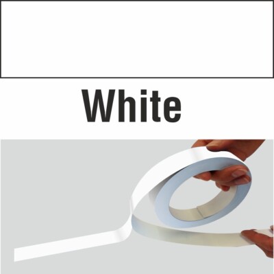WHITE Vinyl Boat Striping Tape, Coveline, Boot Topping, Marine Tape 6mm ...