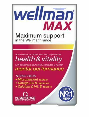 Vitabiotics Wellman Max - 84 Tablets/Capsules for sale online | eBay