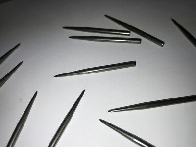 12 PC Scratch Awl Replacement Bits Tips ( 2" Long ) Leather Tools Made ...