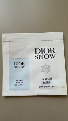 DIOR DIORSNOW Brightening Makeup Base Colour Correction UV Blue sample ...