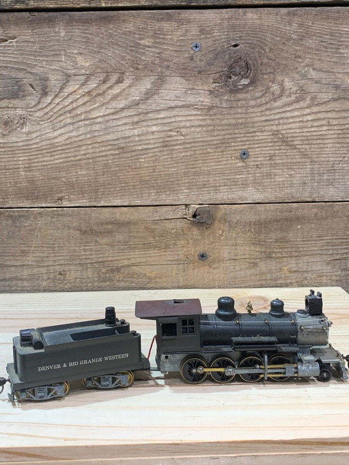 Vintage Denver & Rio Grande Western, HO Scale, 2-8-0 Locomotive with ...
