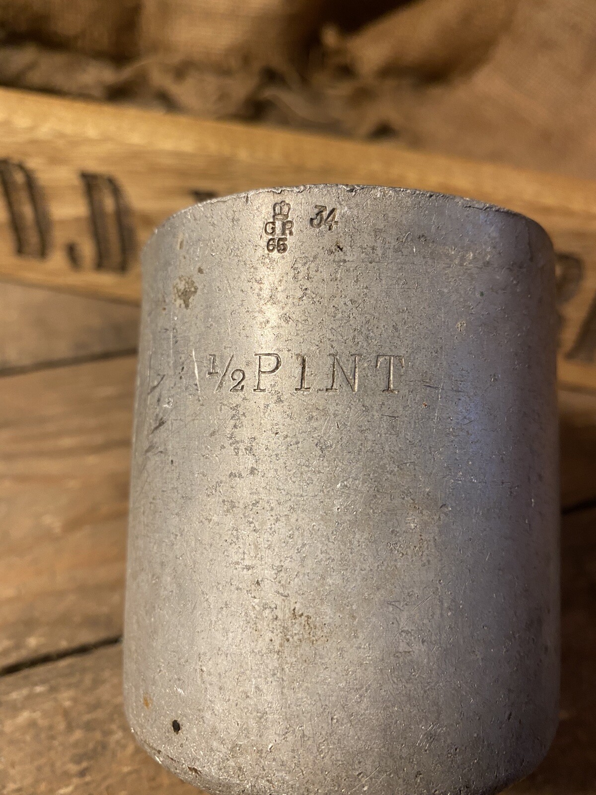 royal navy ww2 rum mug ration Rare Aluminium | eBay UK