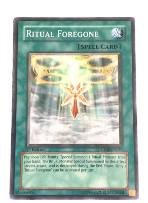 YuGiOh! - Ritual Foregone - Common | eBay UK
