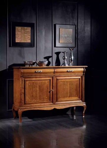 Buffet Classique Marron Salon Commode Luxe Étagères Meuble Neuf ...