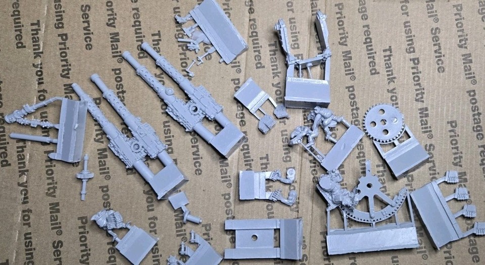 Ork Flakk Gun Forge World Authentic 40k Resin Big Shoota Waagh Imperial ...