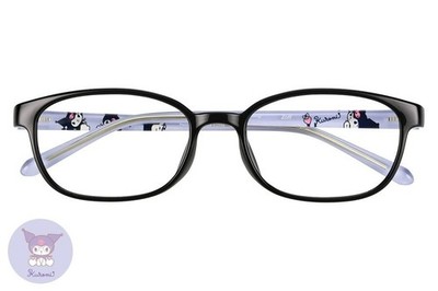 Zoff × Sanrio Kuromi Glasses Eyeglass Frame ZA241060-14E1 w/Cloth ...