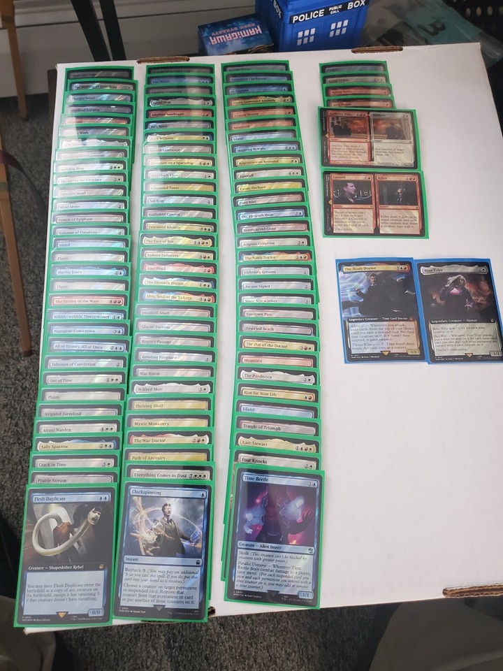 Magic the Gathering Doctor Who Complete SURGE FOIL and SERIALIZED set ...