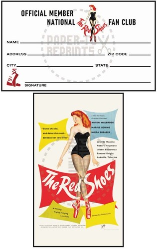 THE RED SHOES FAN CLUB MEMBERSHIP CARD - VINTAGE FANTASY | eBay