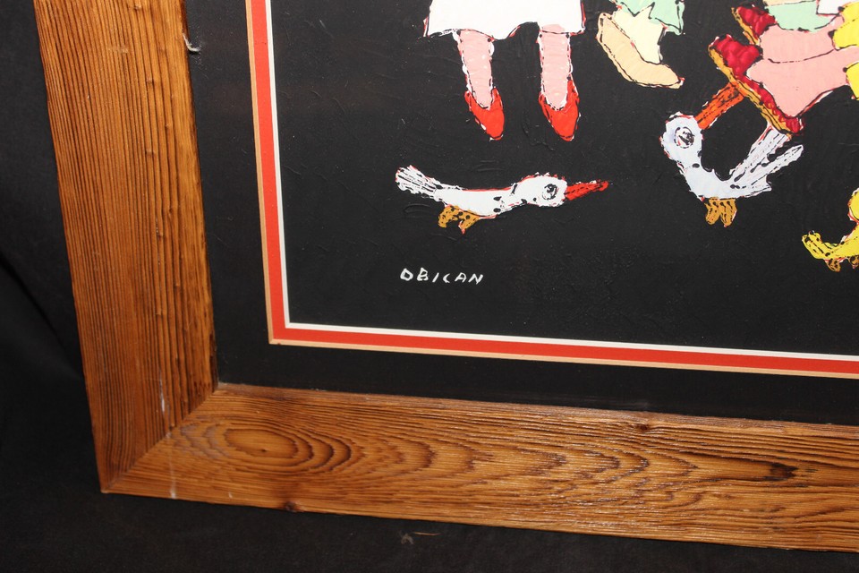 Obican “Second Opinion” Original 20”x27.5” Wood Frame #4 | eBay