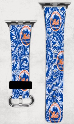 New York Mets MLB Baseball Apple Watch Band NEW 38/40/41 & 42/44/45 NY ...