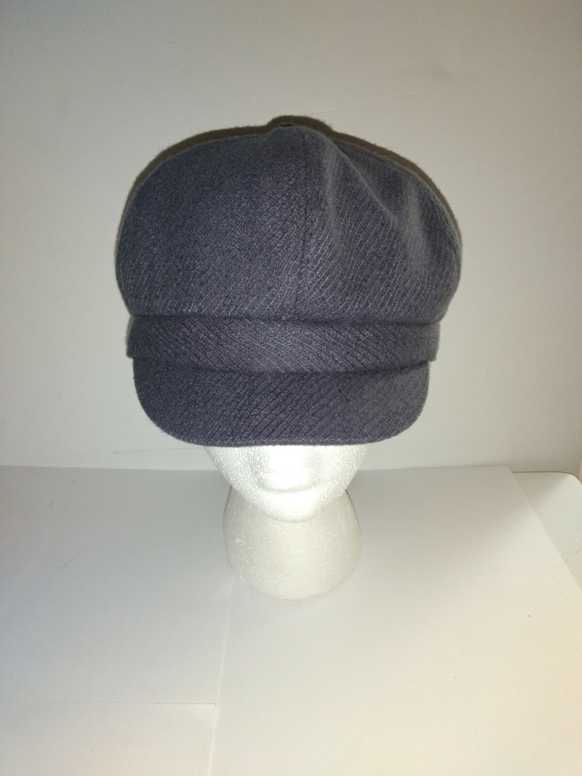Manhattan Hat Company Solid Gray Classic Cabbie Drivers Newsboy Cap Hat ...