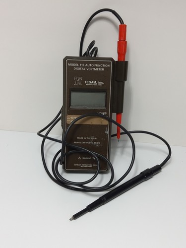 TEGAM MODEL 110 AUTO-FUNCTION DIGITAL VOLTMETER T-40580 (USED NOT ...