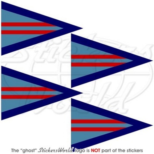 RAF Wing Commander Triangular Command Pennant, Flag 50mm Vinyl Sticker ...