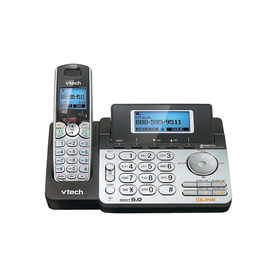 VTech DS6151-2 2 Handset Cordless Telephone 80-0883-00 | eBay