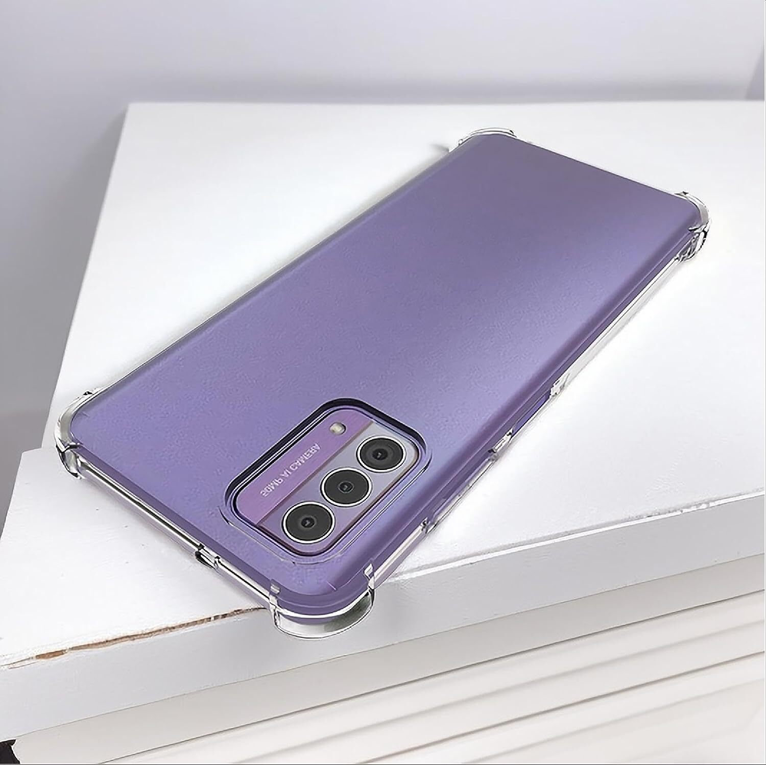 For Nokia G42 Case, Clear Silicone Shockproof Gel Phone Cover Screen ...