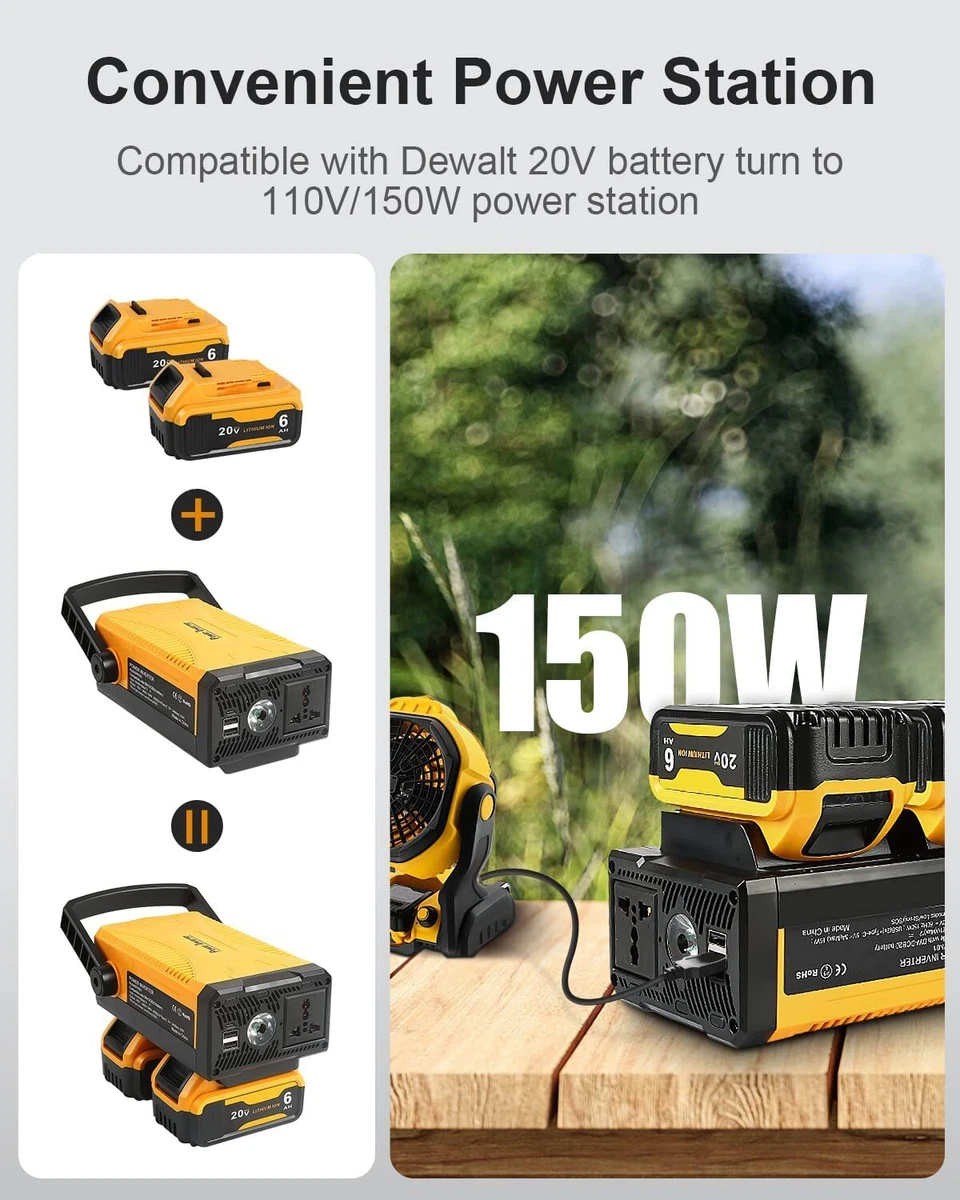 Dewalt 1000 Watt Portable Car Power Inverter With Triple 58 Off