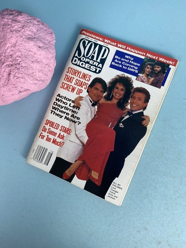 Soap Opera Weekly April 17, 1990 Storylines that Soaps Screw Up, Actors ...