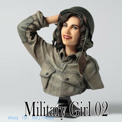 1/10 Scale Military Girl 02 Unpainted Model Kits Garage Kit Femlae ...