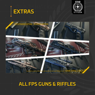 Star Citizen - FPS GUNS & RIFFLES PACKS - Pathfinder & Voyager Editions ...