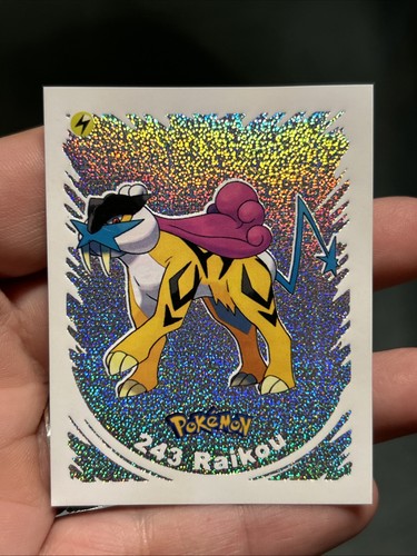 Pokemon Evolutions Metal Prisma |Raikou | #092 Sticker Peru 2022- NM | eBay
