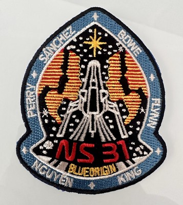 Blue Origin NS 31 Mission Patch 3.5” Katy Perry Mint Condition | eBay