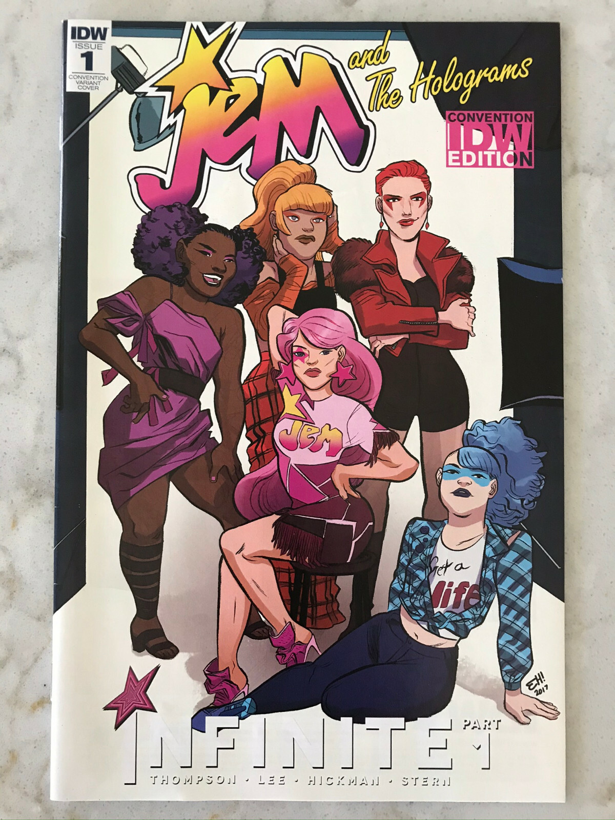SDCC 2017 Exclusive IDW Jem and the Holograms: Infinite #1 Con Variant ...