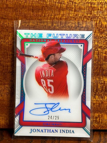 2021 Panini National Treasures The Future Autograph Jonathan India Auto ...