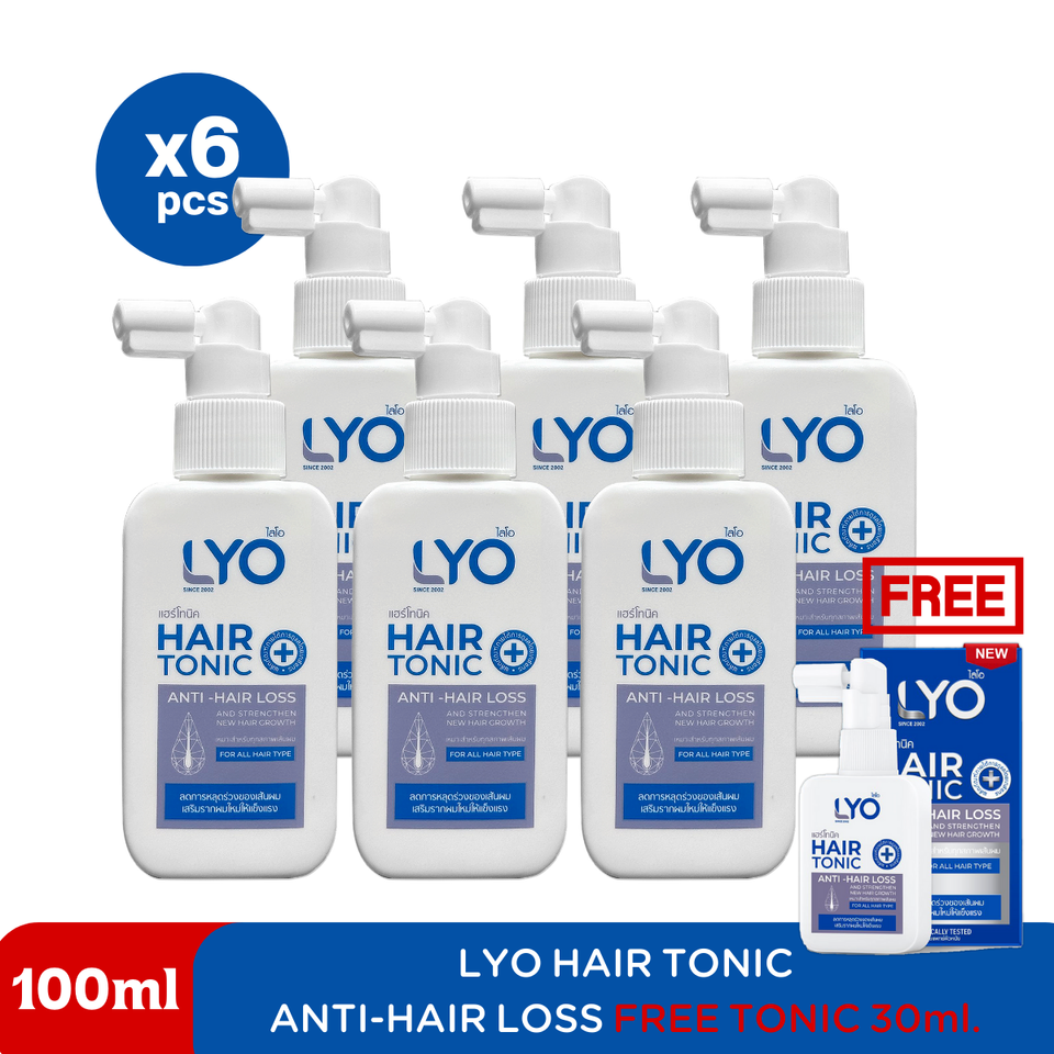 LYO Tonic Hair Growth Serum Natural Herbal Root Treatment Anti Hair ...