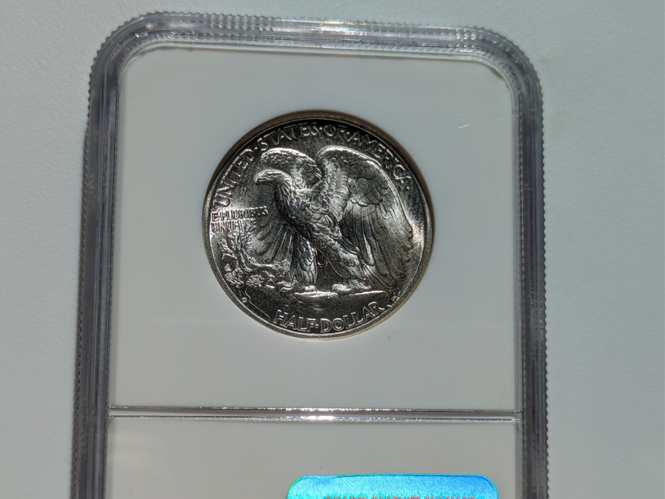 1946-D Walking Liberty Half Dollar NGC MS-65 Nevada Silver Collection ...