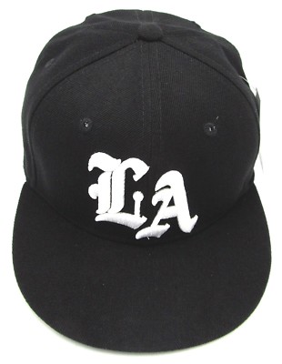 LOS ANGELES Snapback Cap Hat LA City California 3D Embroidered Text NWT ...