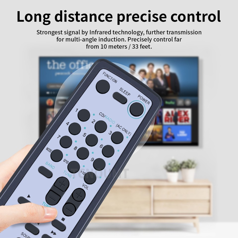 RMT-CG500A Remote Control For Sony Radio Cassette Recorder CFD-G500 CFD ...