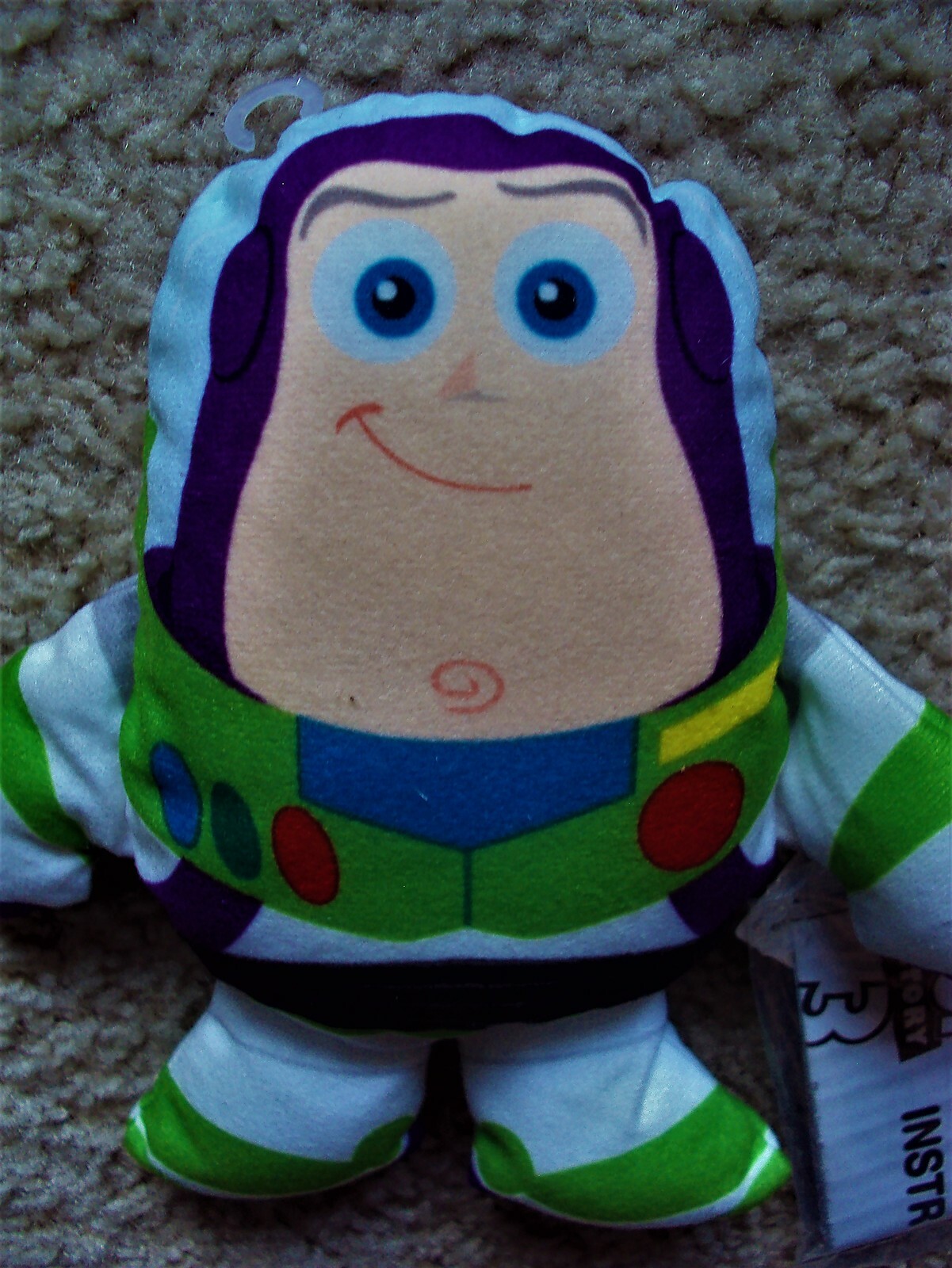 TOY STORY Mattel BUZZ LIGHTYEAR Cuddle Plush DOLL Figure DISNEY Pixar ...