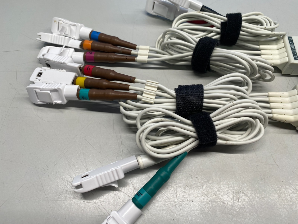 Hillrom Welch Allyn Ecg Aquisition Module Model AM12 With Cables | eBay