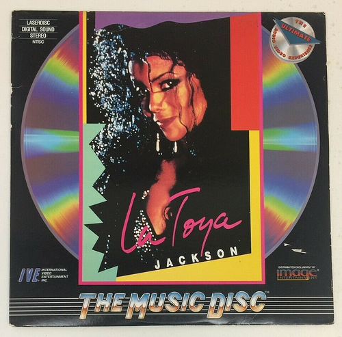 LA TOYA JACKSON Laserdisc LD The Music Disc 1989 Edgar Winter 52 Min ...