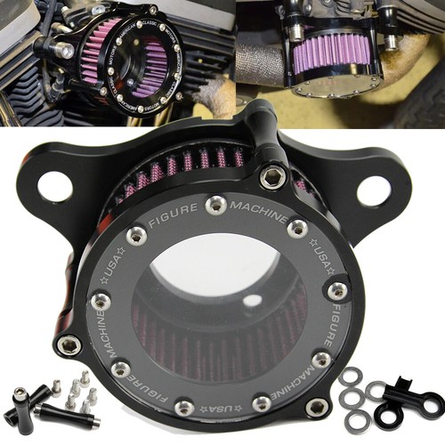 Air Cleaner Intake Filter System Kit For Harley Sportster Iron XL 883 ...