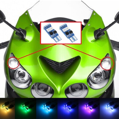 For Kawasaki zx-14r zx14r 1400 LED Headlight Pilot Park Light T10 194 ...