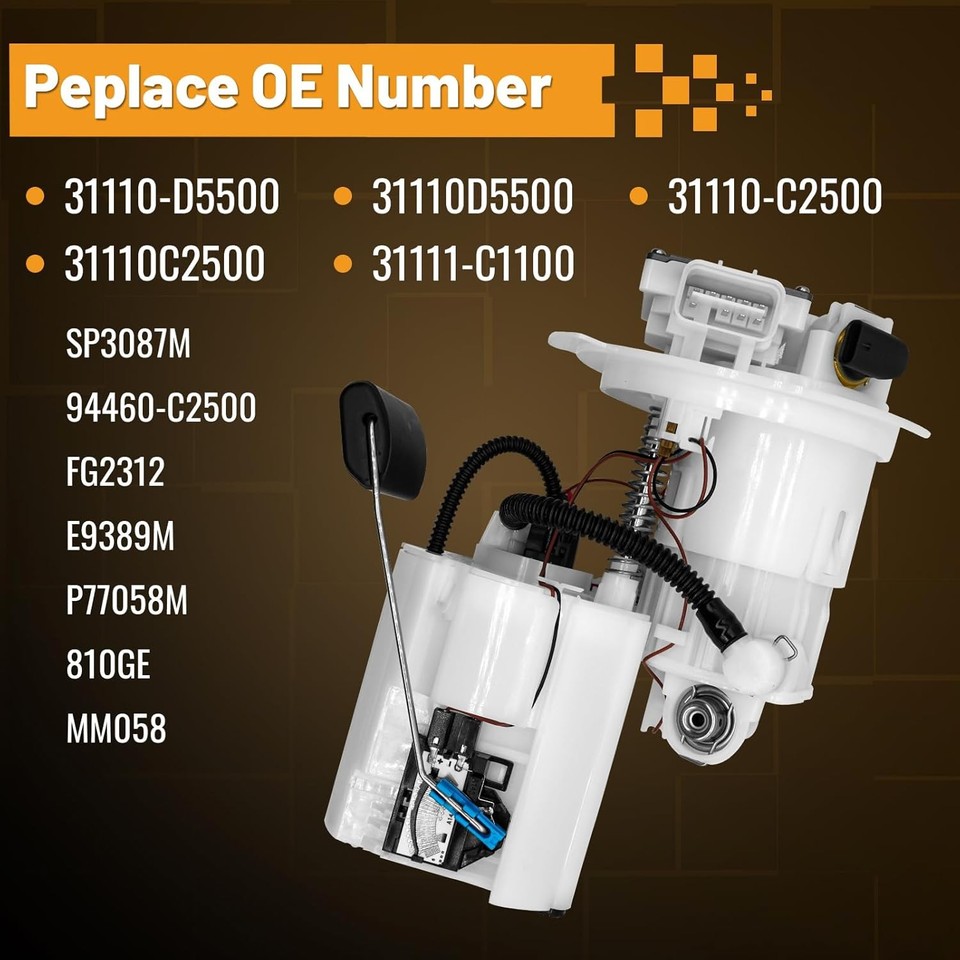 For 2015-2019 KIA Optima Hyundai Sonata Fuel Pump Module Assembly 31110 ...