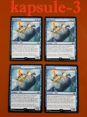 4x Blufferfish | Unfinity | MTG Magic Cards | eBay