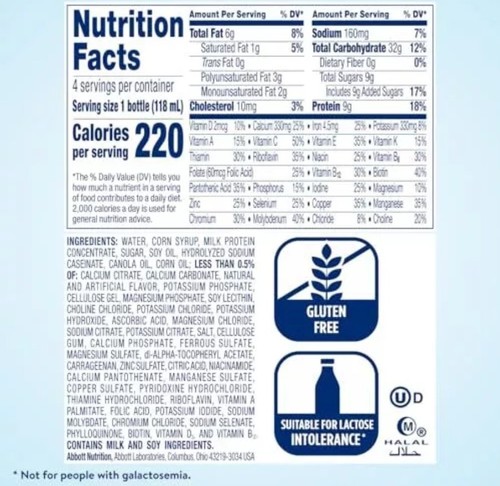 Ensure Compact Nutrition Shake With 9g of Protein and 25 Vitamins 04/01 ...