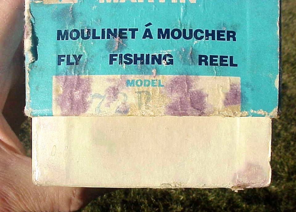 MARTIN Model 72 Multiplier Fly Fishing Reel in Original Box, Inst. Book ...