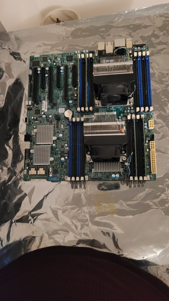 Supermicro MBD-X9DA7-SW005 WITH 32GB RAM AND DUAL XEON PROCESSOR E5 ...