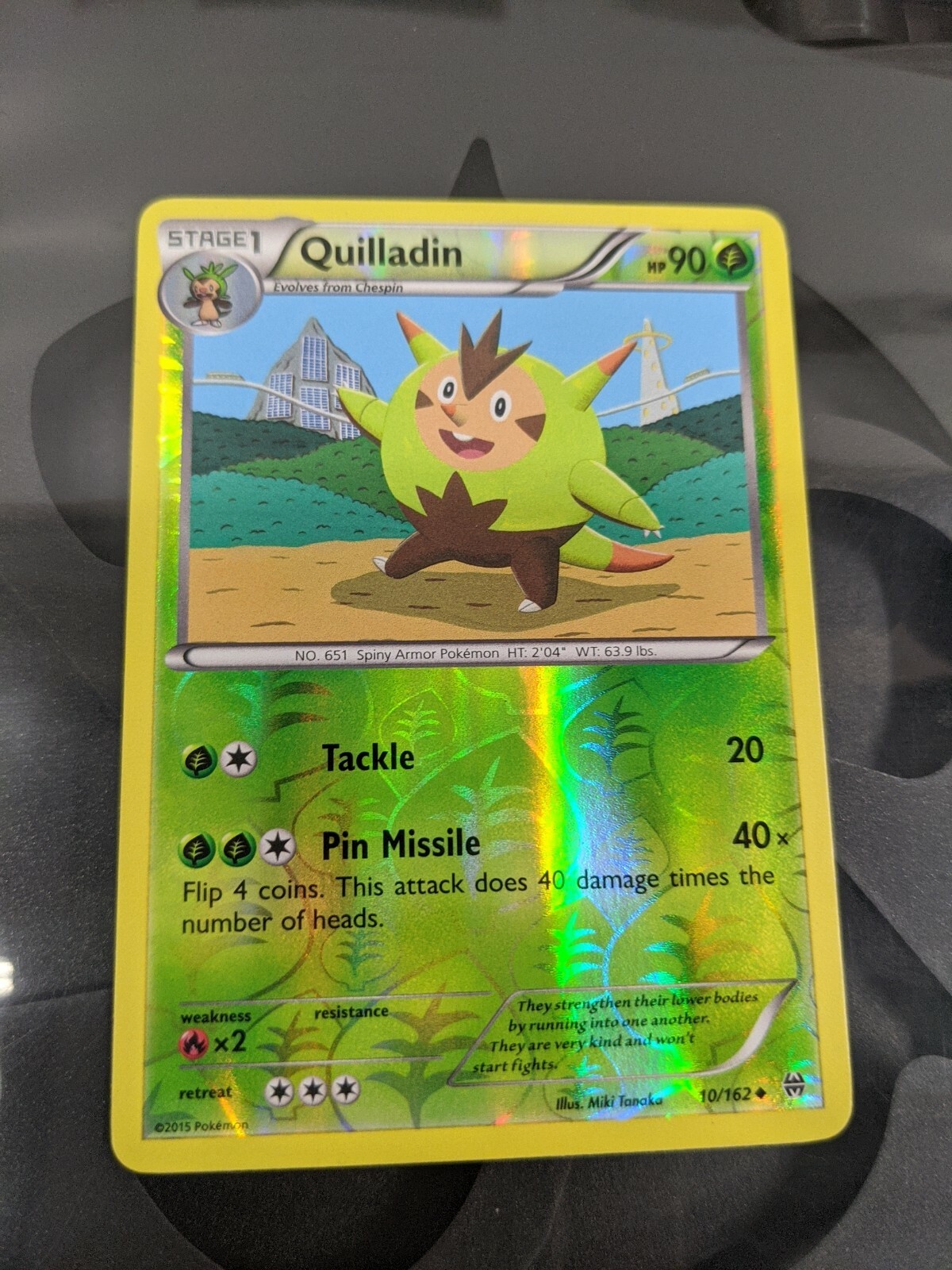 Quilladin Card