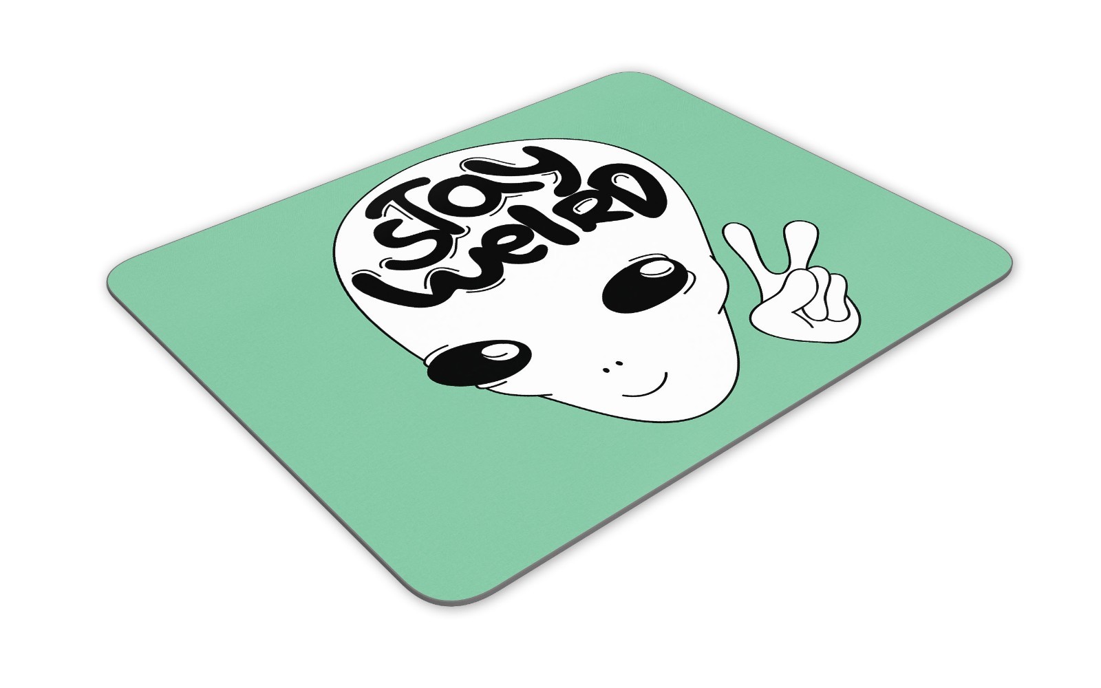 Stay Weird UFO Alien Funky Mouse Mat Pad - Space Visitor Computer PC ...