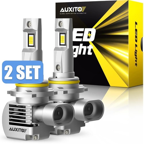 4 PCS HB3 9005 LED Headlight Bulb High Beam 1:1 Size 6500K White 600% ...