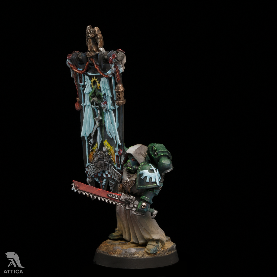 Chapter Ancient Dark Angels painted figure Warhammer 40k Pre-Sale | Art ...