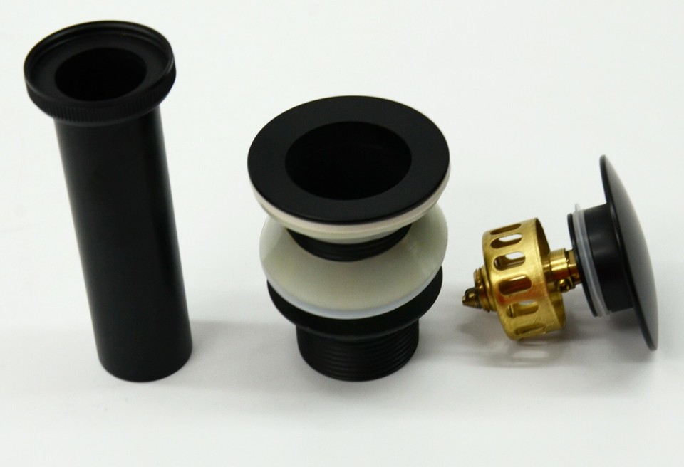 Unslotted/Slotted Easy Clean Bathroom Basin Click Clack Waste Pop Up ...